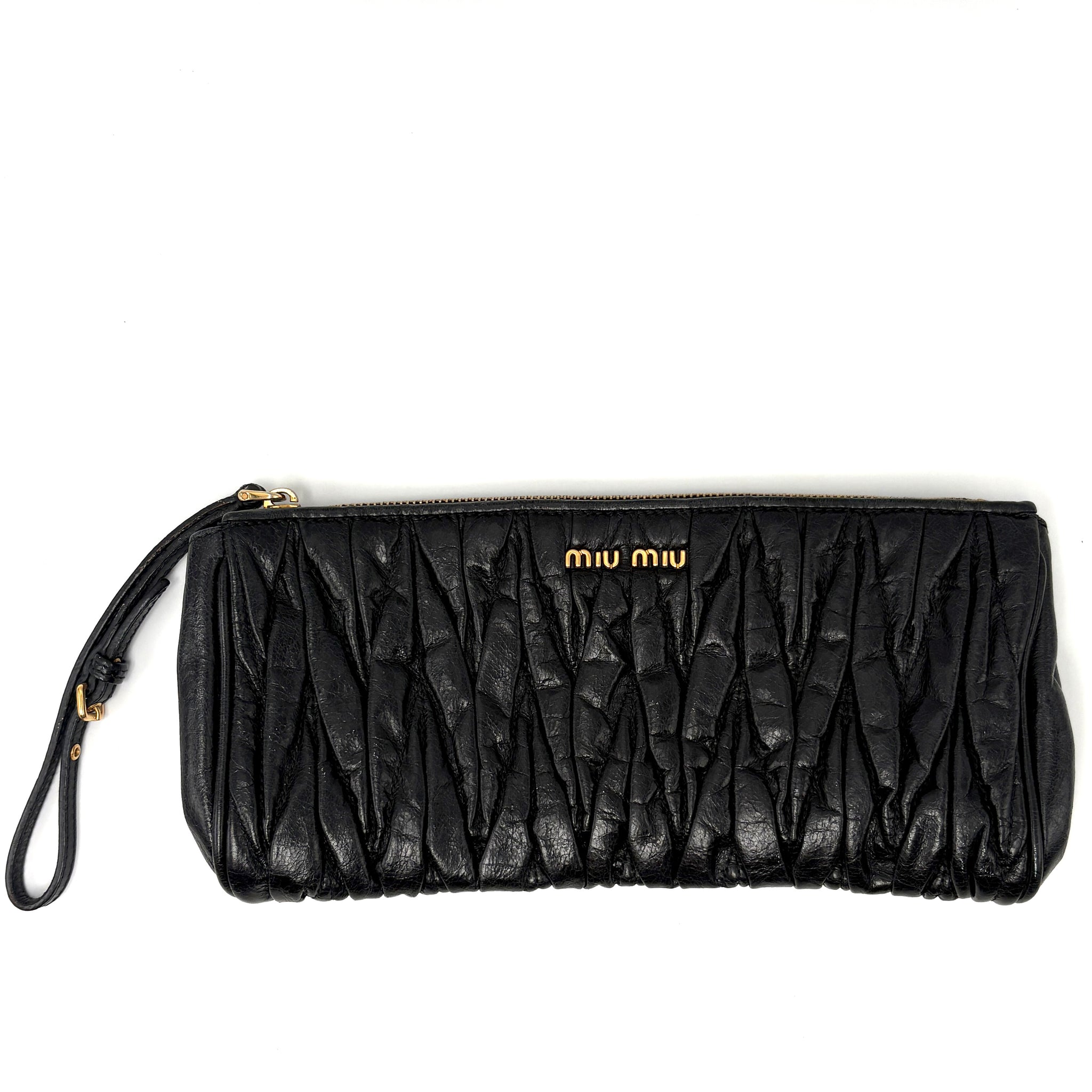 MIU MIU black clutch